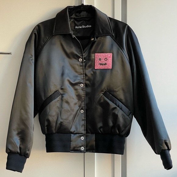 Acne Studio | Jackets & Coats | Acne Studio Face Patch Jacket | Poshmark